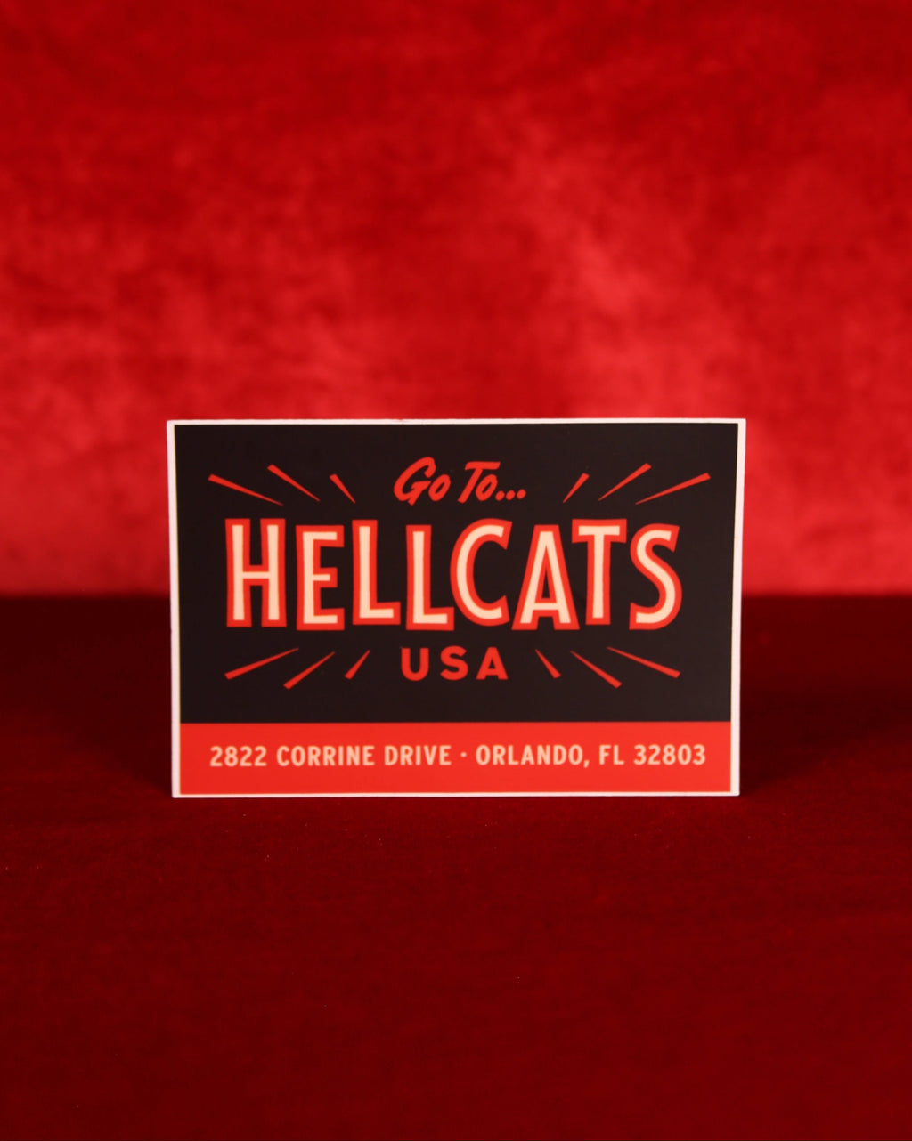 Go To Hellcats Sticker- Large – Hellcats USA