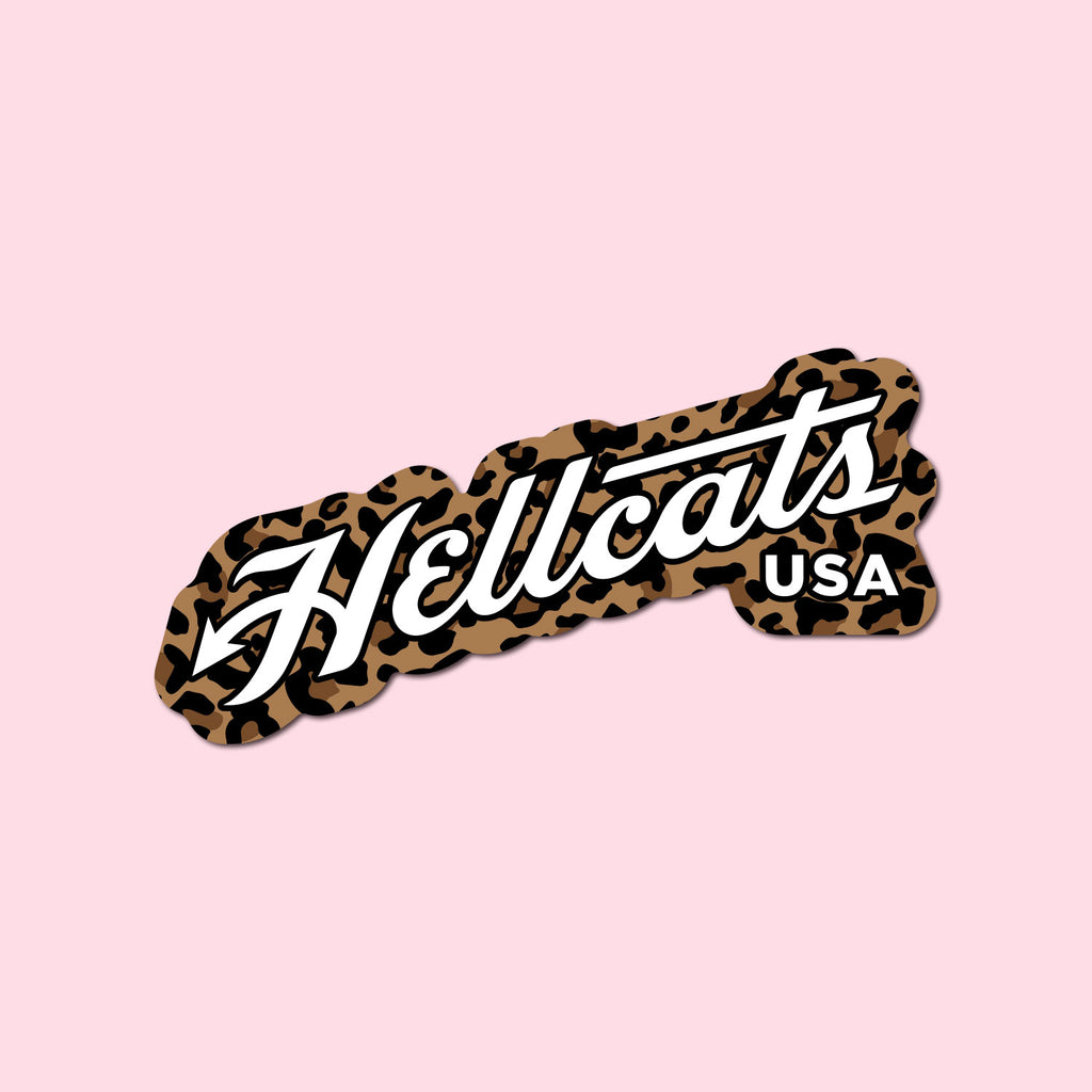 Leopard Hellcats Sticker – Hellcats USA