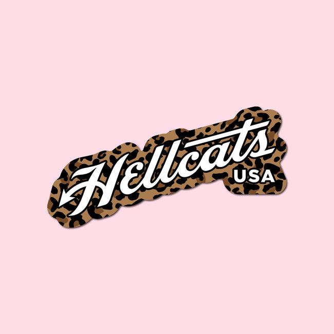 Leopard Hellcats Sticker – Hellcats USA
