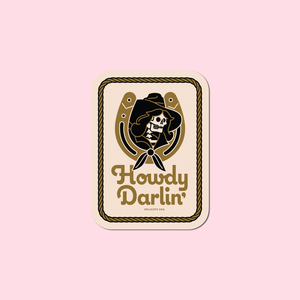 Howdy Darlin' Sticker – Hellcats USA
