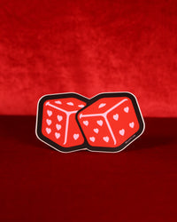 Dice Sticker- Red – Hellcats USA