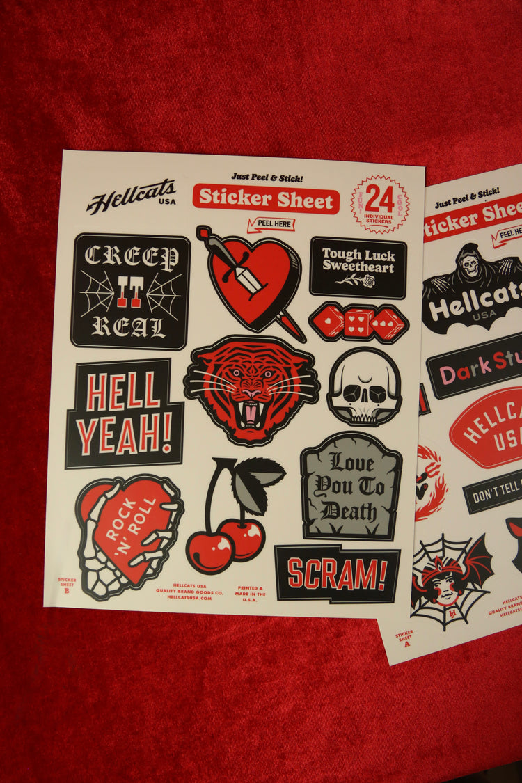 Jumbo Sticker Sheet – Hellcats USA