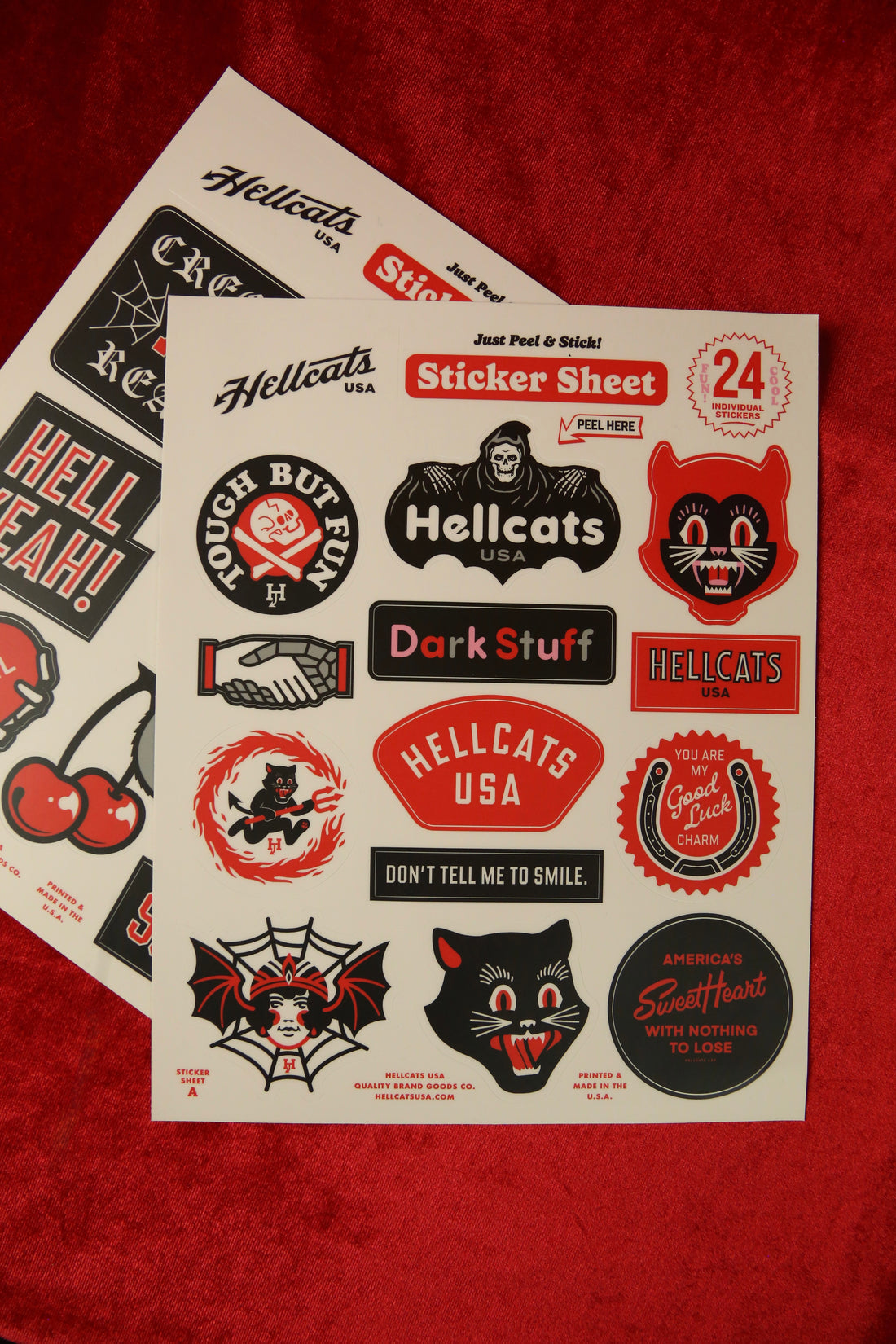 Jumbo Sticker Sheet – Hellcats USA